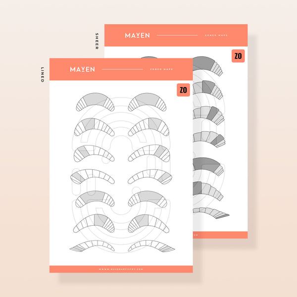 Zoned Maps - Digital Lash Maps – Maven Artistry