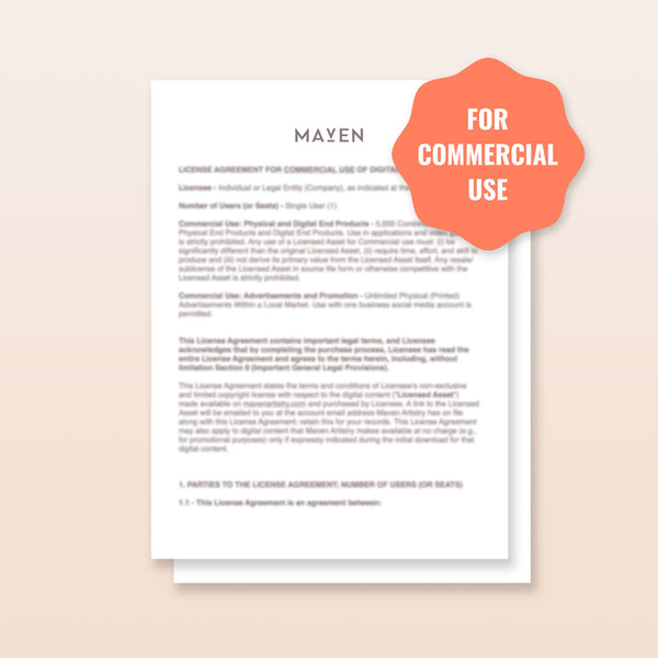 Commercial Use License – Maven Artistry