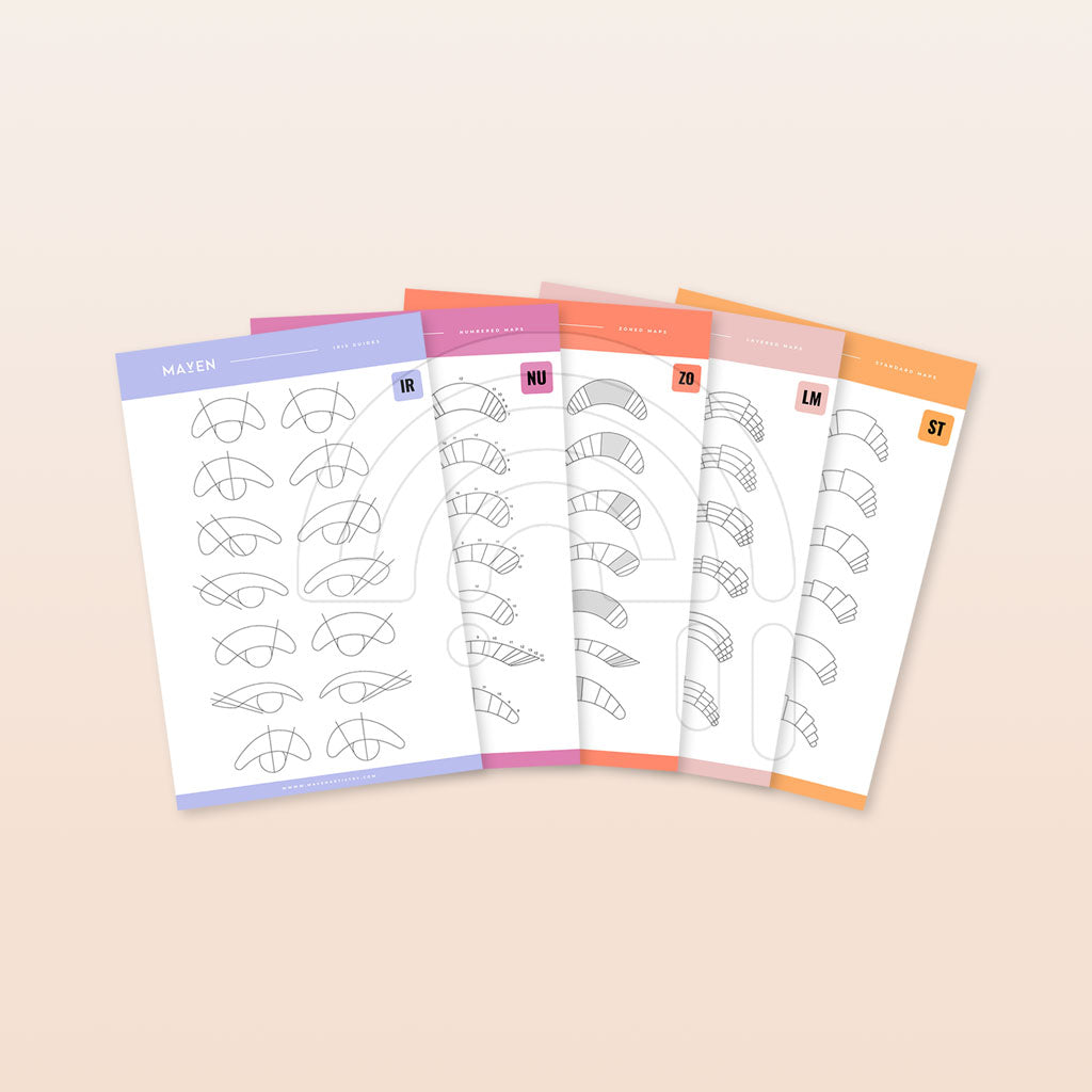 Lash Mapping Collection - Digital Lash Maps – Maven Artistry
