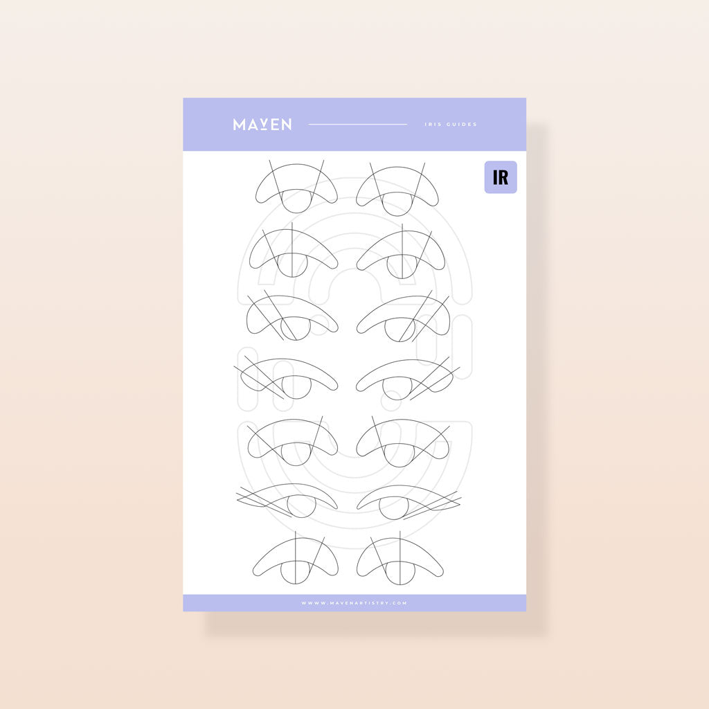 Iris Guides - Digital Lash Maps – Maven Artistry