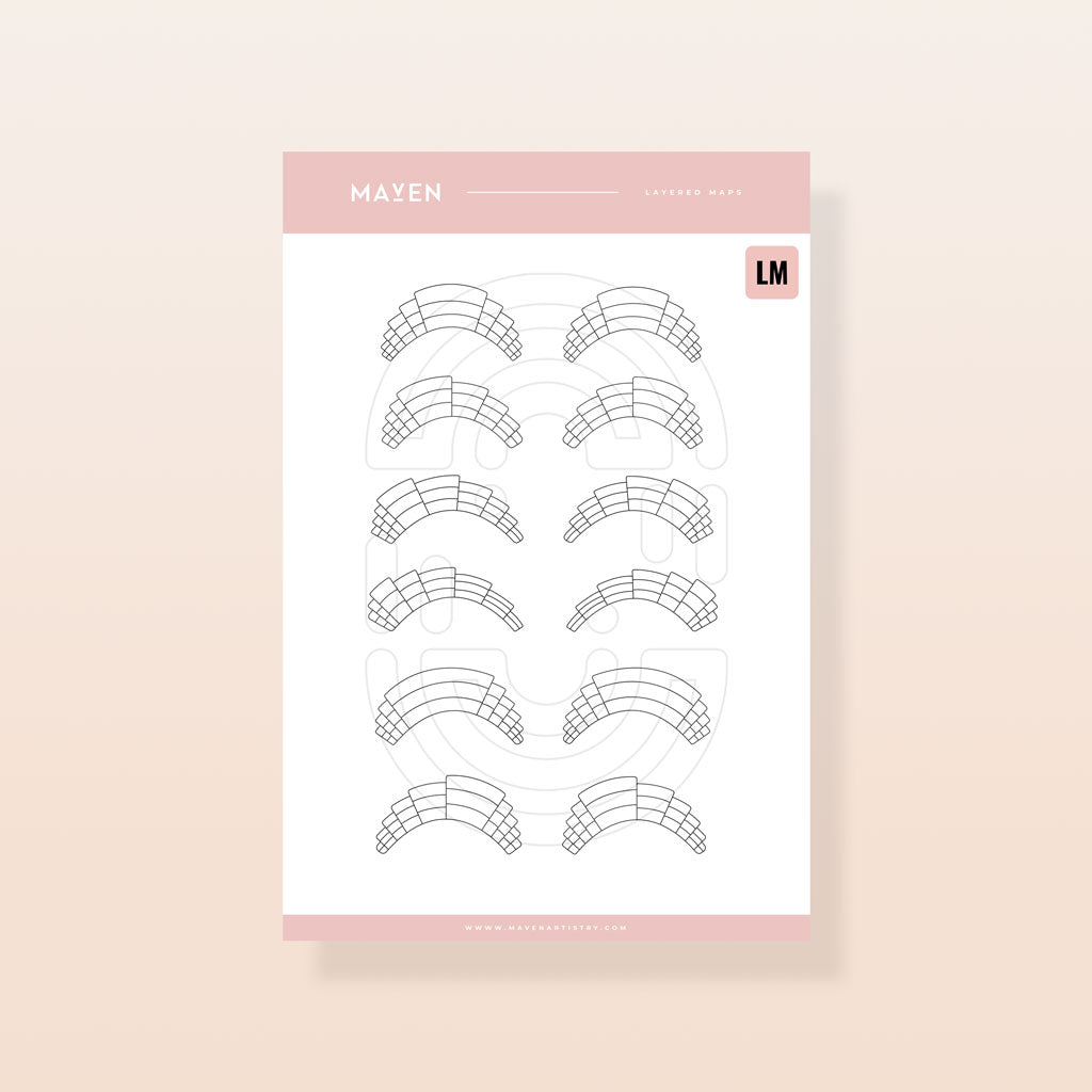 Layered Maps - Digital Lash Maps – Maven Artistry