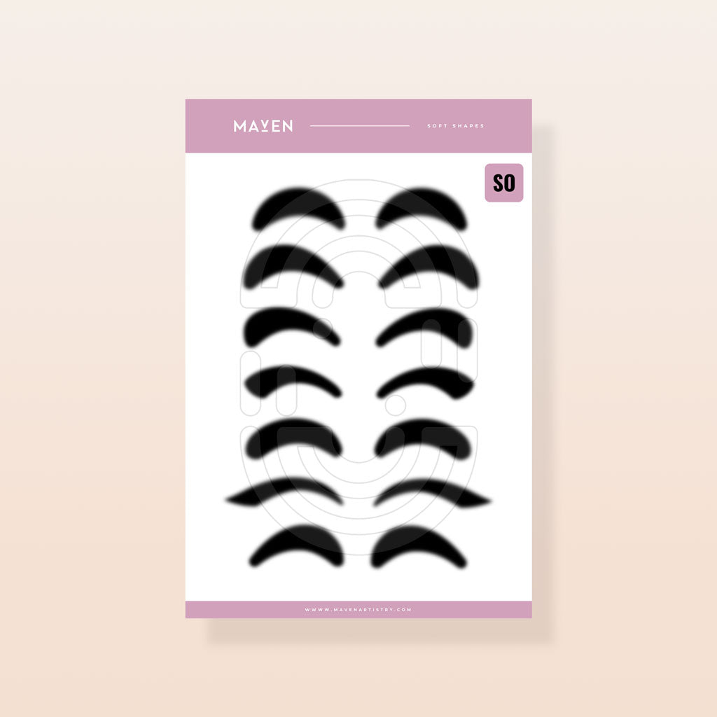 Soft Shapes - Digital Lash Maps – Maven Artistry