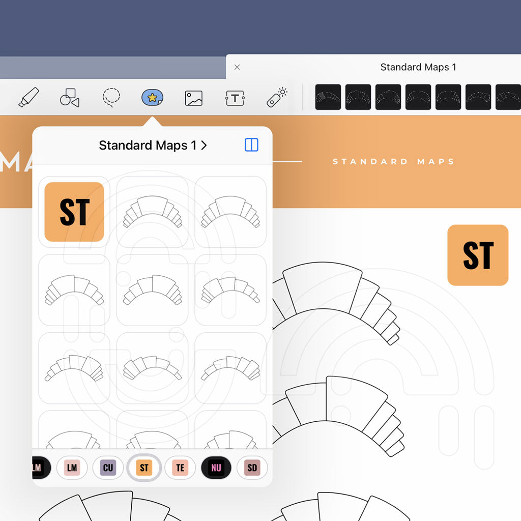 Standard Maps - Digital Lash Maps – Maven Artistry